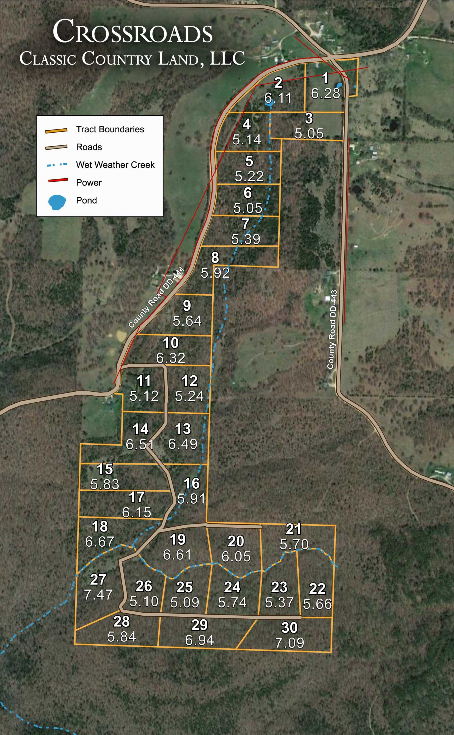 Crossroads Tract 25 - Classic Country Land