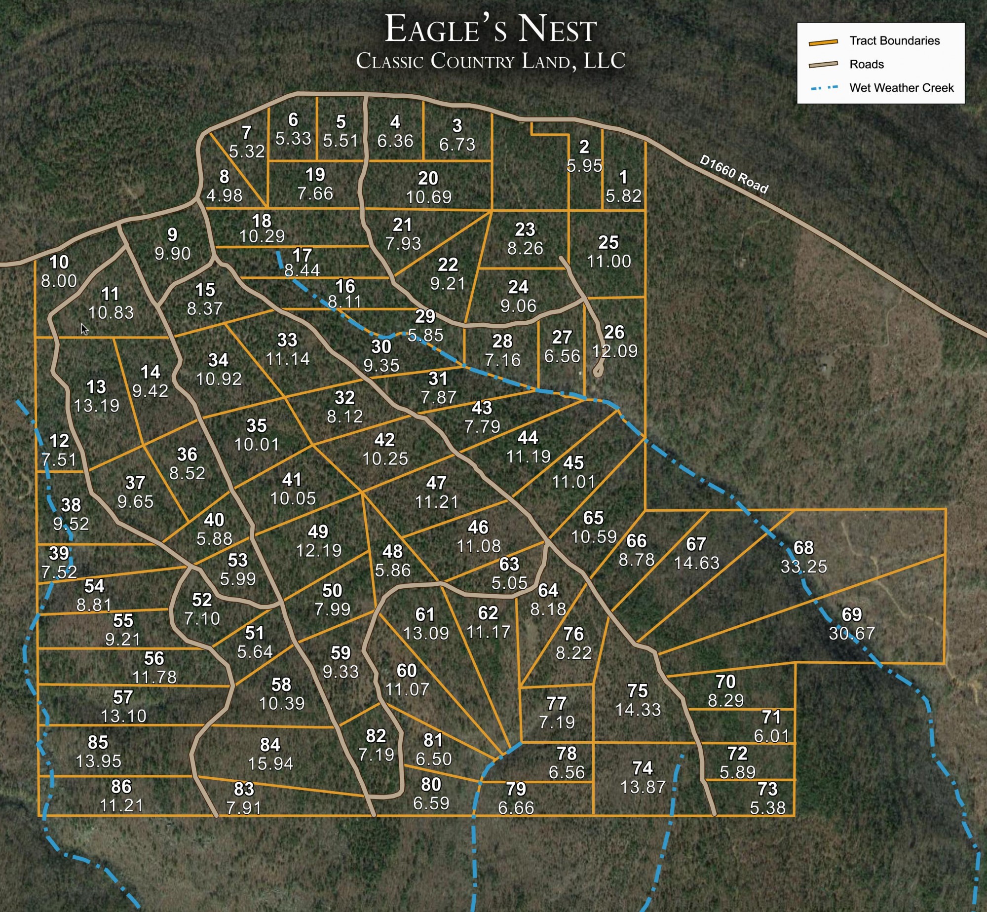 Eagle’s Nest Ranch Tract 14 - Classic Country Land